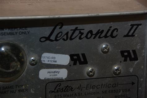 Dsc 0106  Of Lester Electrical Model 19740 Battery Charger Lestronic