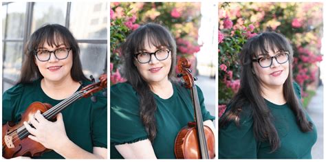 Viola Teacher Headshots In Downtown Winston Salem Nc
