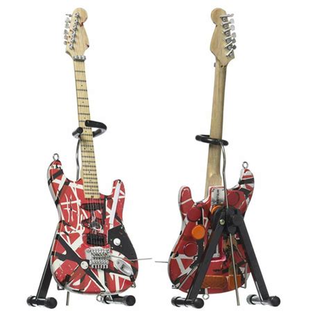 Eddie Van Halen Frankenstein Mini Guitar Replica Collectible Offic