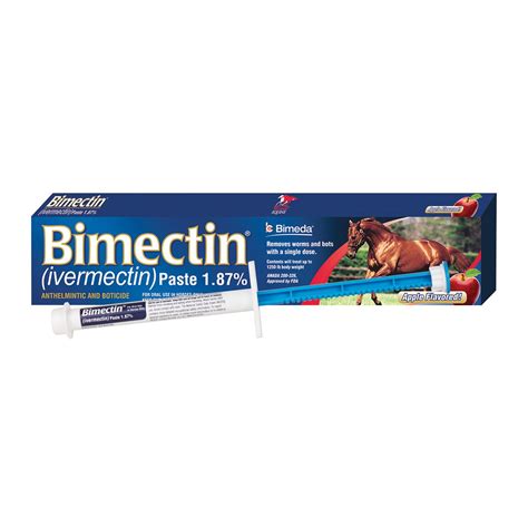 Bimectin Ivermectin Paste Horse Dewormer Pbs Animal Health