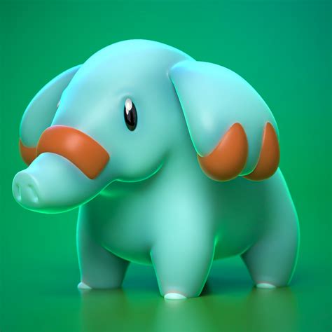 Fichier Stl Pokemon Phanpy 🐉・idée Pour Impression 3d à Télécharger・cults