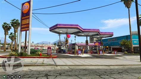 Better Grove Street Gas Station Fivem Ready Gta5