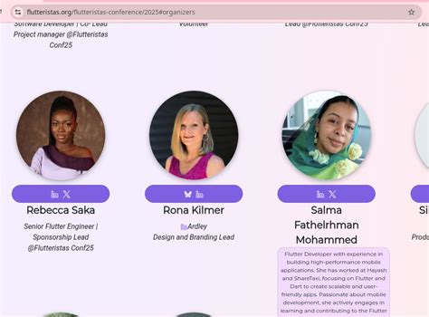 Flutteristasconf2025 Womenintech Flutterdev Diversityintech