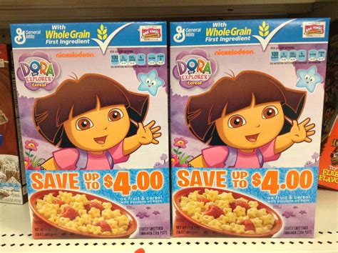 Dora The Explorer Cereal Its Sharing Day Dora The Explorer 8x8
