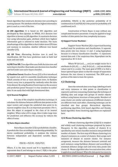 Intrusion Detection System Classification Techniques And Datasets To