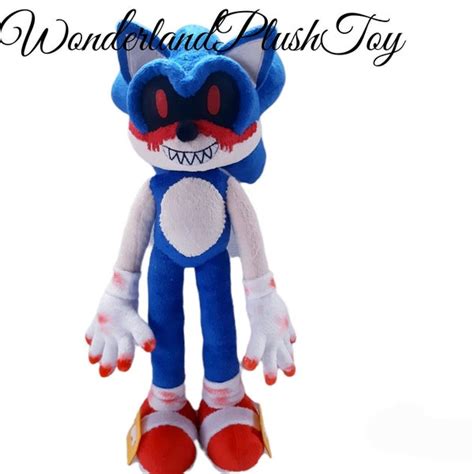 Shin Sonic Plush Etsy