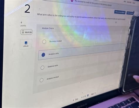 Solved Multiple Choice Business Mindset Analyics Skis