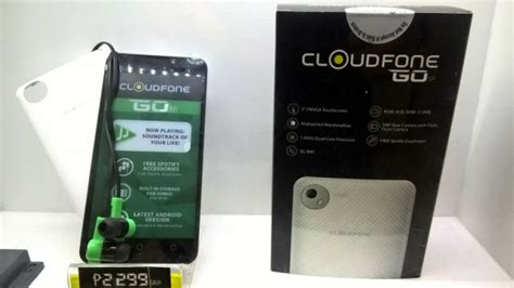 Cloudfone Go Sp With Spotify Earphones Sells For Php 2299 Techpinas