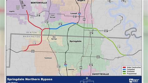 Construction Continues On Second Phase Of Springdale Northern Bypass