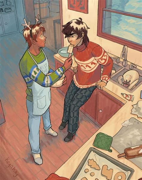 Klance Keith X Lance Voltron Christmas By Heynhay Ig Voltron Comics