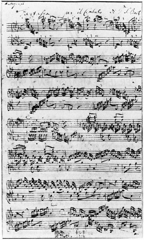 Daves Js Bach Page Images Manuscripts