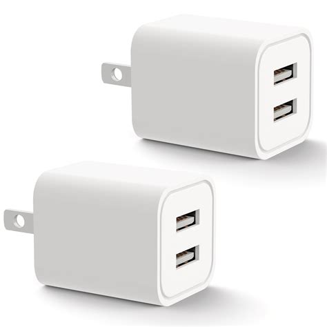 Maeline 12w Usb Wall Charger Dual Port 24a5v Charging Block