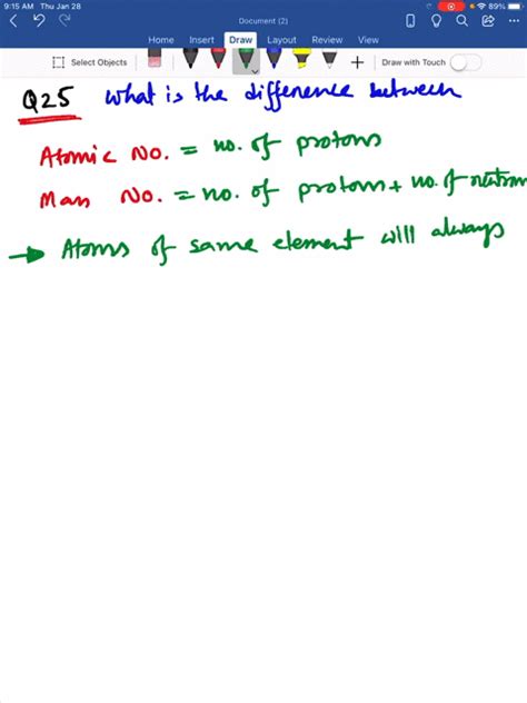Solvedwhat Is The Difference Between Atomic Number And Mass Number