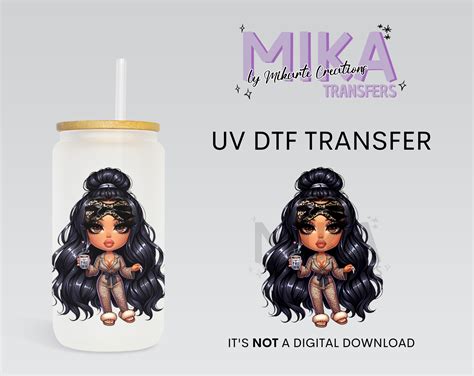 Animal Print Chibi Dolls Uv Dtf Decal Mikarte Creations