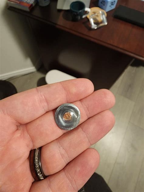 My Wife Was Doing Laundry And Pulled Out This Worn Penny From The