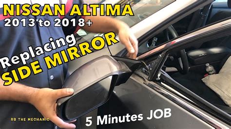Nissan Altima 2013 To 2018 Installing Side Mirror 5 Minutes Diy Guide