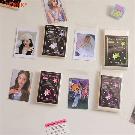 Erhk ใหม่ ซองใส่การ์ดใส ไม่มีกรด Cpp Hard 3 นิ้ว 50 ชิ้น ต่อชุด