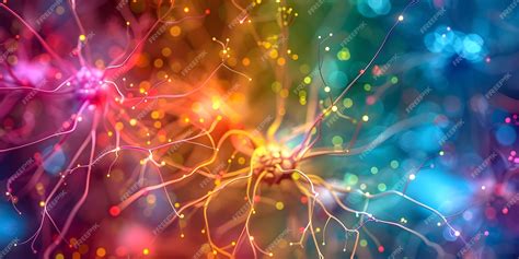 Premium Photo The Vibrant Tapestry Of Brain Neurons Exploring