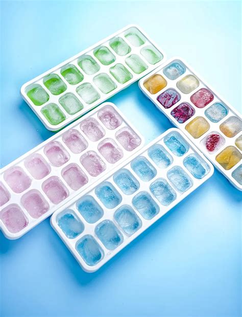 14 Grid Ice Cube Tray Silicone Mold Square Ice Cube Tray Mold Ice Cube Maker Non Toxic Durable