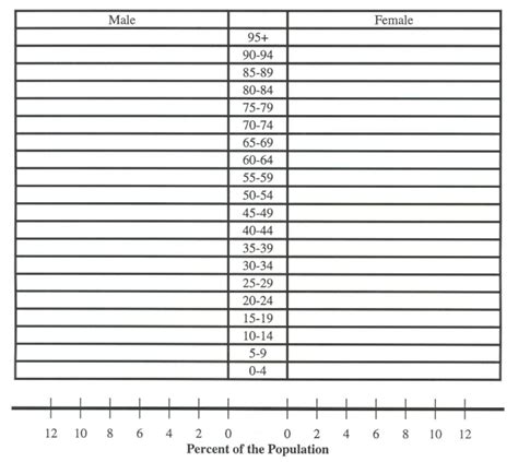 Printable Blank Population Pyramid Template Printable Free Templates