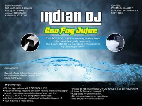 Fog Juice At Rs 1550 Piece Disinfectant Fogging Liquid In Jalgaon ID 19855444673