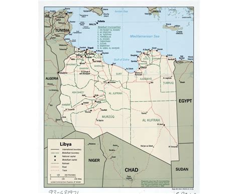 Maps Of Libya Collection Of Maps Of Libya Africa Mapsland Maps