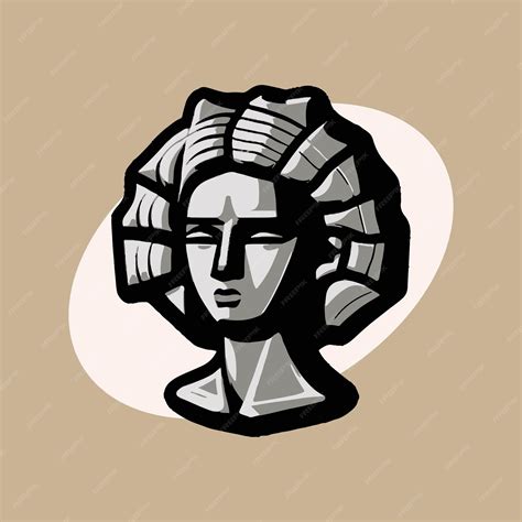 Premium Vector Statue Vector Illustration