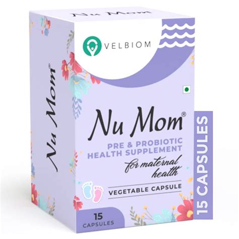 Velbiom Nu Mom Probiotic Health Supplement For Pregnant Women