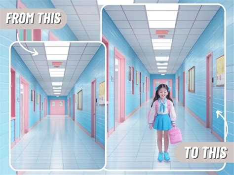 Back To School Digital Background School Backdrop School Overlay