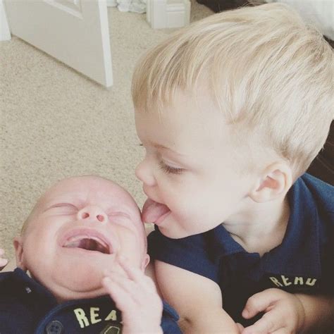 Elliemecham On Instagram “licking Your Brother Will Help Him To Stop