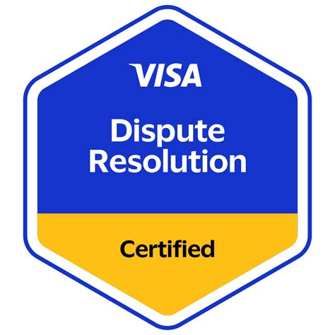 Visa Dispute Resolution Certification Visa University