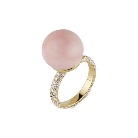 Ethiopian And Pink Opal Ring — Akaila Reid