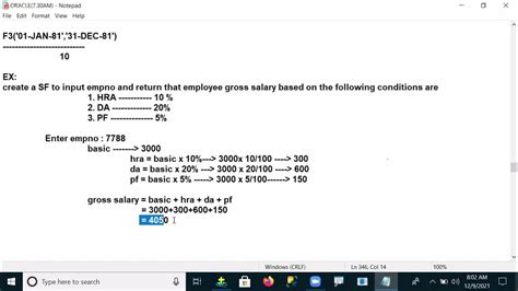 84 Oracle Plsql Functions Part 2 And Package Part 1 84 Youtube
