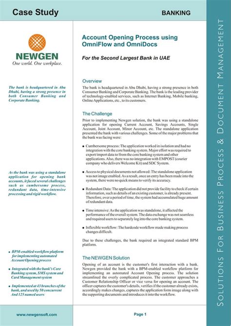 Account Opening Process Using Pdf Computer Software And