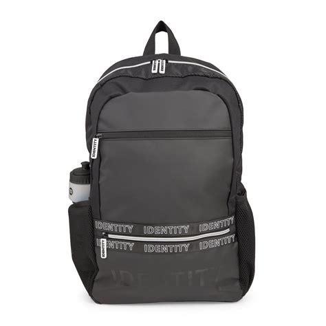 Black Branded Backpack 3152579 Identity