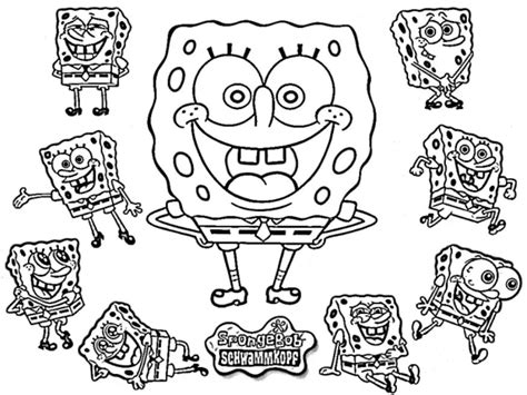 15 Free Spongebob Outline Templates