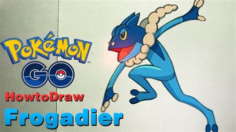 Pokemon Frogadier Drawing