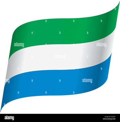 Sierra Leone Flag Vector Illustration Stock Vector Image And Art Alamy