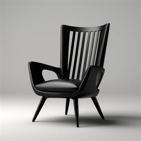 Premium Photo A Comfortable 3d Chair Furniture