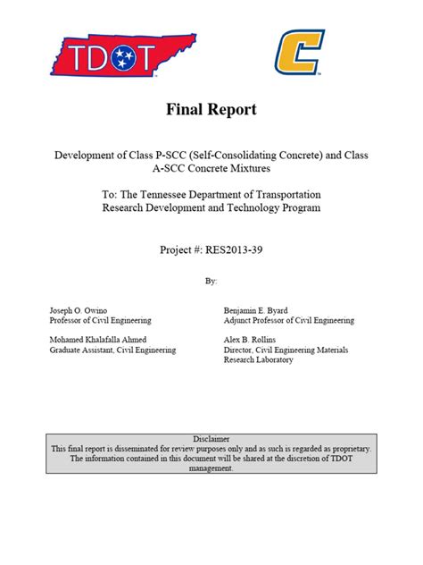 Development Of Class P Scc Self Consolidating Concrete And Class Pdf