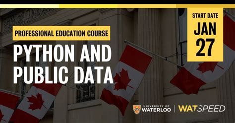 watspeed at the university of waterloo on linkedin python