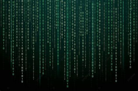 Streamlined Futuristic Design Vector Illustration Of Binary Data And Streaming Code In Abstract