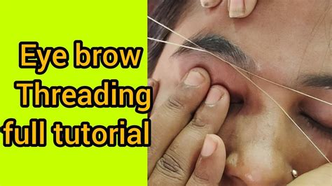 eyebrows threading tutorial for beginners at eleanor noel blog