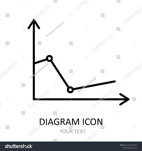 Vector Illustration Diagram Outline Icon Stock Vector Royalty Free 2134218355 Shutterstock