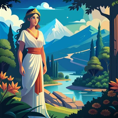 Depict Coronis From Greek Mythology The Beautiful Thessalian Princess