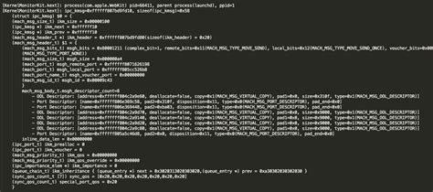 Analysis Inspecting Mach Messages In Macos Kernel Mode Part I