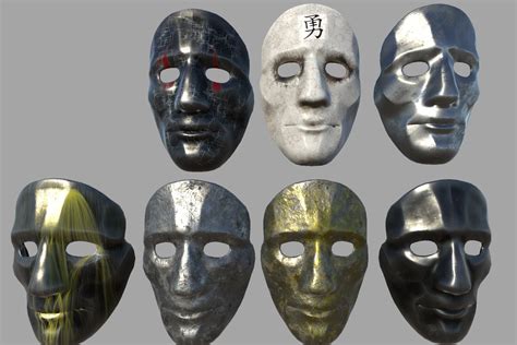 D Human Face Mask Pack D Props Unity Asset Store