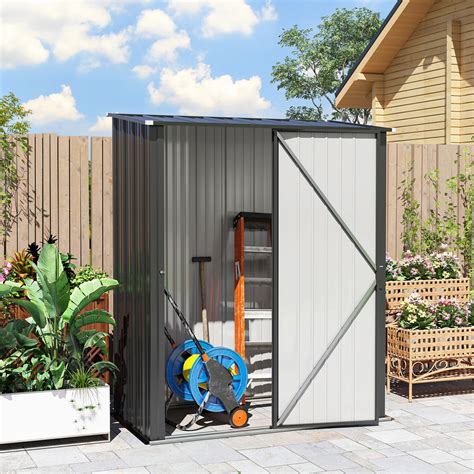 Outsunny 53ft X 31ft Outdoor Storage Shed Garden Metal Storage Shed