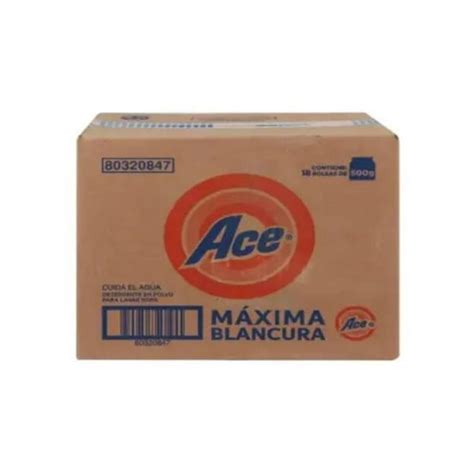 Pack De 18 Detergentes En Polvo Ace Regular De 500 Gr Walmart En Línea