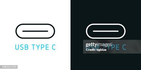 41 Usb C Icon High Res Illustrations Getty Images